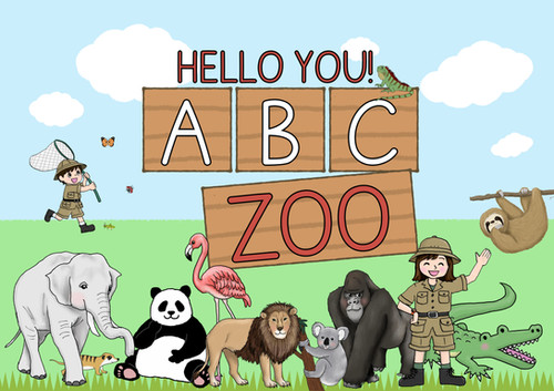 ABC Zoo | HelloBearPublishing