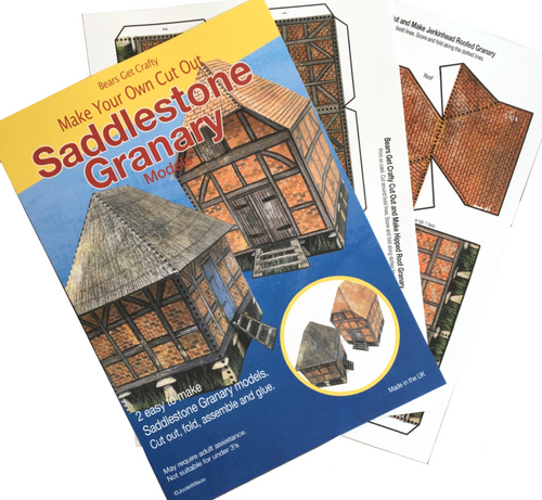 Saddlestone Granaries Paper Models | Bears Get Crafty