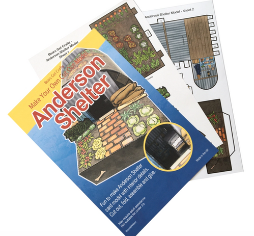 Anderson Shelter Paper Model | Bears Get Crafty