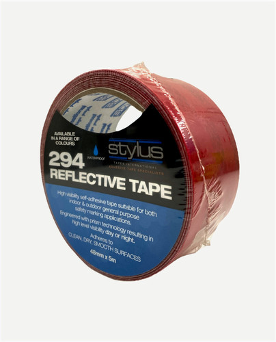 Foam & Rubber Shop |Red Reflective Safety Tape 48mm x 5m