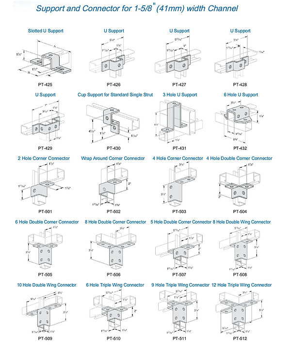 Strut Channels & Fittings | Ditorsa