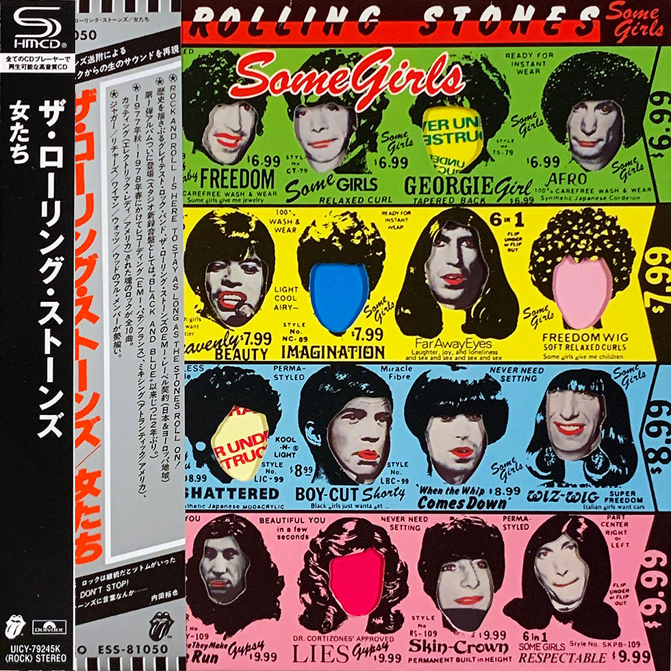 ROLLING STONES CD Some Girls (Remastered Japan SHM-CD) Die Cut Cover ...