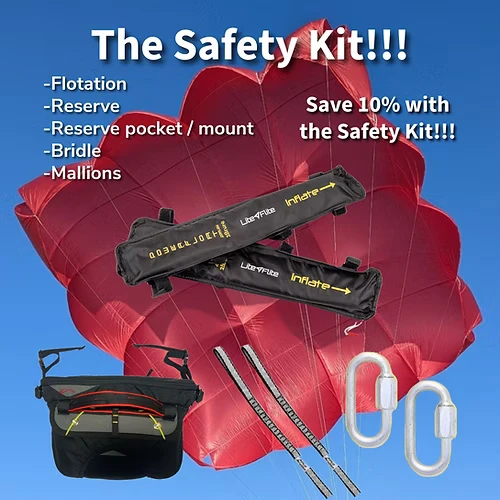 The Safety Kit - Reserve, Flotation, Mounts, and more! | Wichita Paramotor