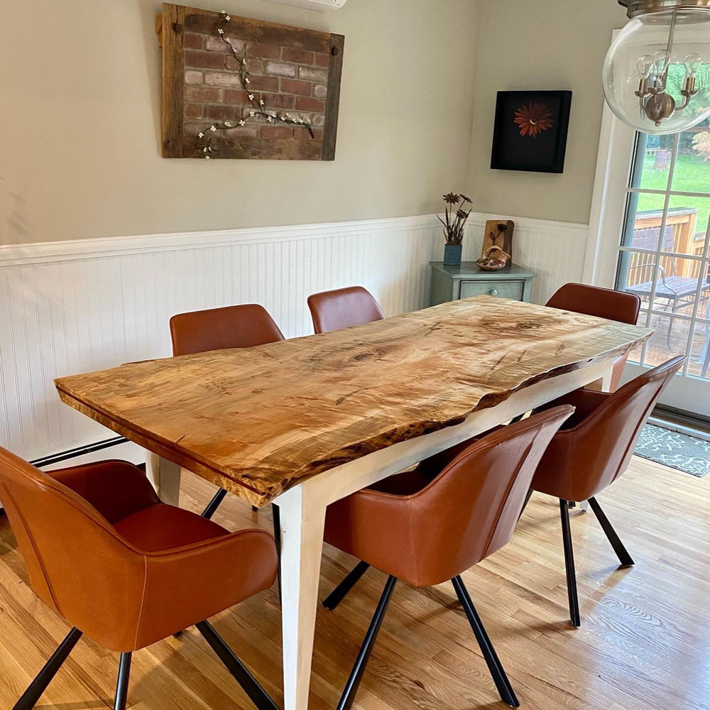 Live Edge Red Maple Table