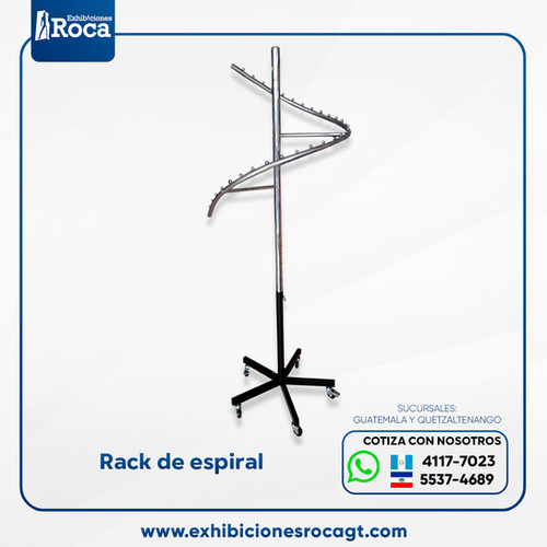 Rack de espiral | Exhibiciones Roca
