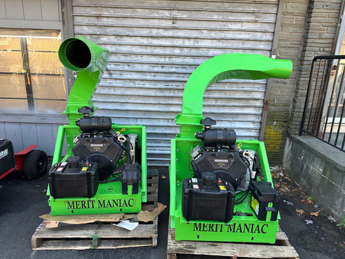 The Merit Maniac 31 hp skid mount leaf loader vac | Merit Hardware Inc.