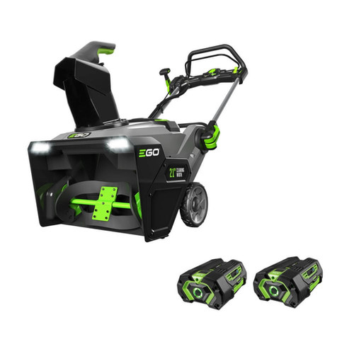 EGO Power + SNT2102 56-Volt Cordless 21" Snow Blower w/ 2 batteries ...
