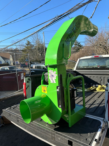 The Merit Maniac 18 hp skid mount leaf loader vac | Merit Hardware Inc.