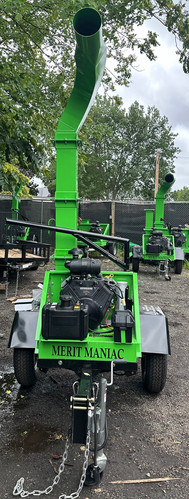 The Merit Maniac 35 hp tow behind leaf loader vac | Merit Hardware Inc.