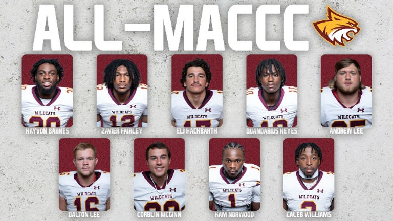 9 PRCC Football players earn All-MACCC honors