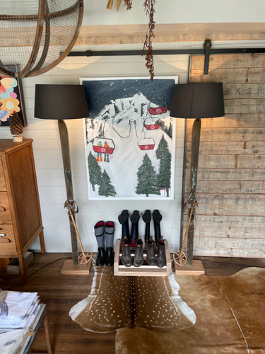 Vintage Ski Lamps | theinspiredpaddock