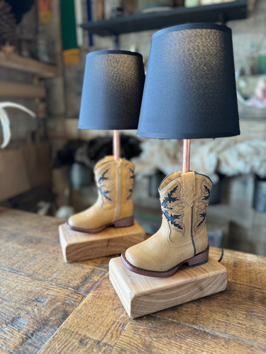 Mini Cowboy Boot Lamp - one only | theinspiredpaddock