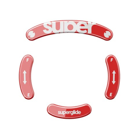 Pulsar Superglide - Logitech GPro Wireless (Red) | TechSurged Technologies