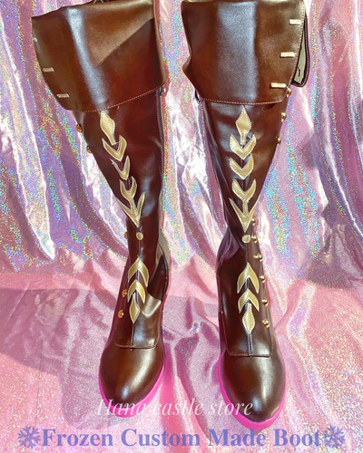 Dreamy collection Frozen 2 Anna custom made boot | Hana Castle store