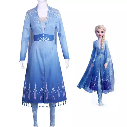 Dreamy collection Frozen 2 Elsa dress, coat and pant | Hana Castle store