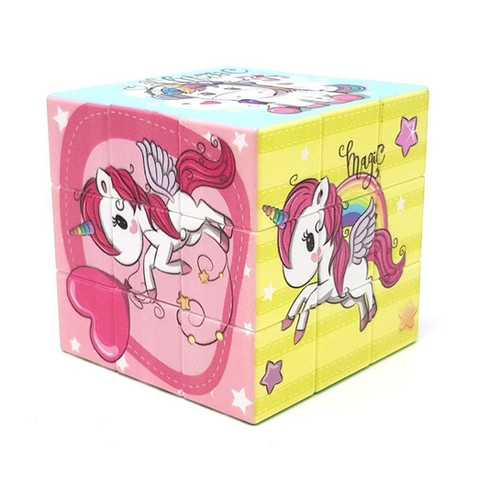 Rubik Cube Unicorn Assorted Pastel Colours 1pc / 1pkt ...