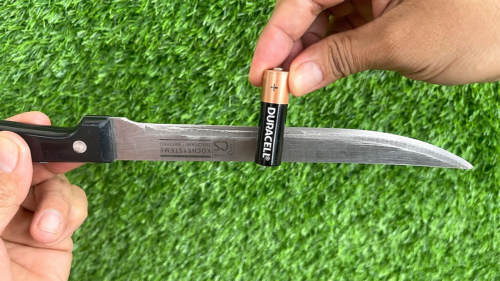 Afile el cuchillo como navaja de esta manera poco conocida