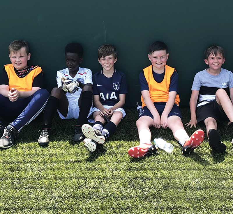 Kids Saturday morning football