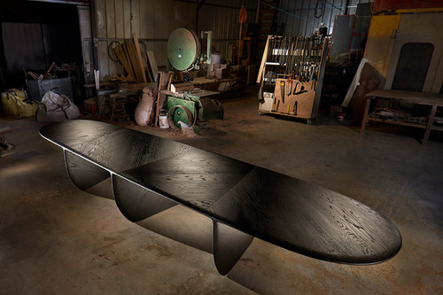 Black Pebble Dining Table | Studio