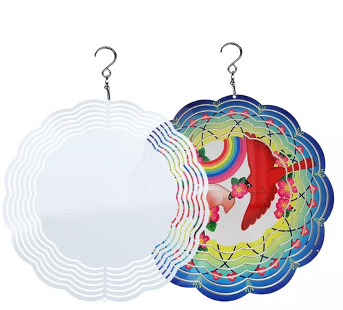 Sublimation blank round wind spinner | Decastico Vinyls