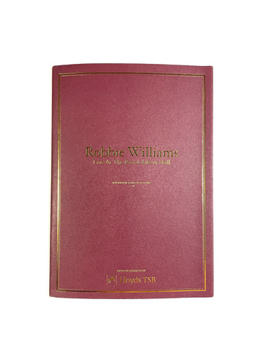 Robbie Williams Royal Albert Hall Invitation | Regal Collectibles