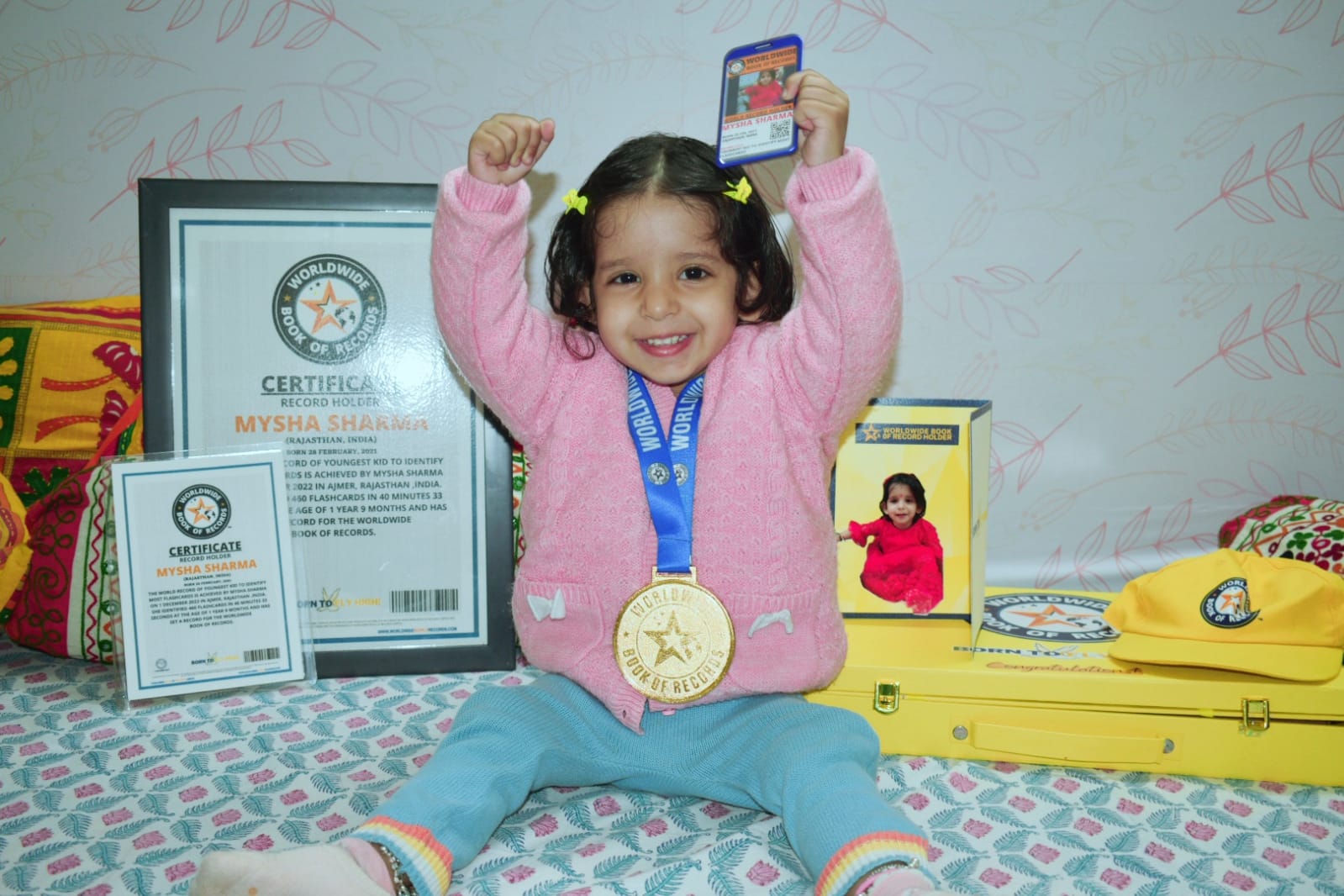 YOUNGEST KID TO IDENTIFY MOST FLASHCARDS -World Record by MYSHA SHARMA ...