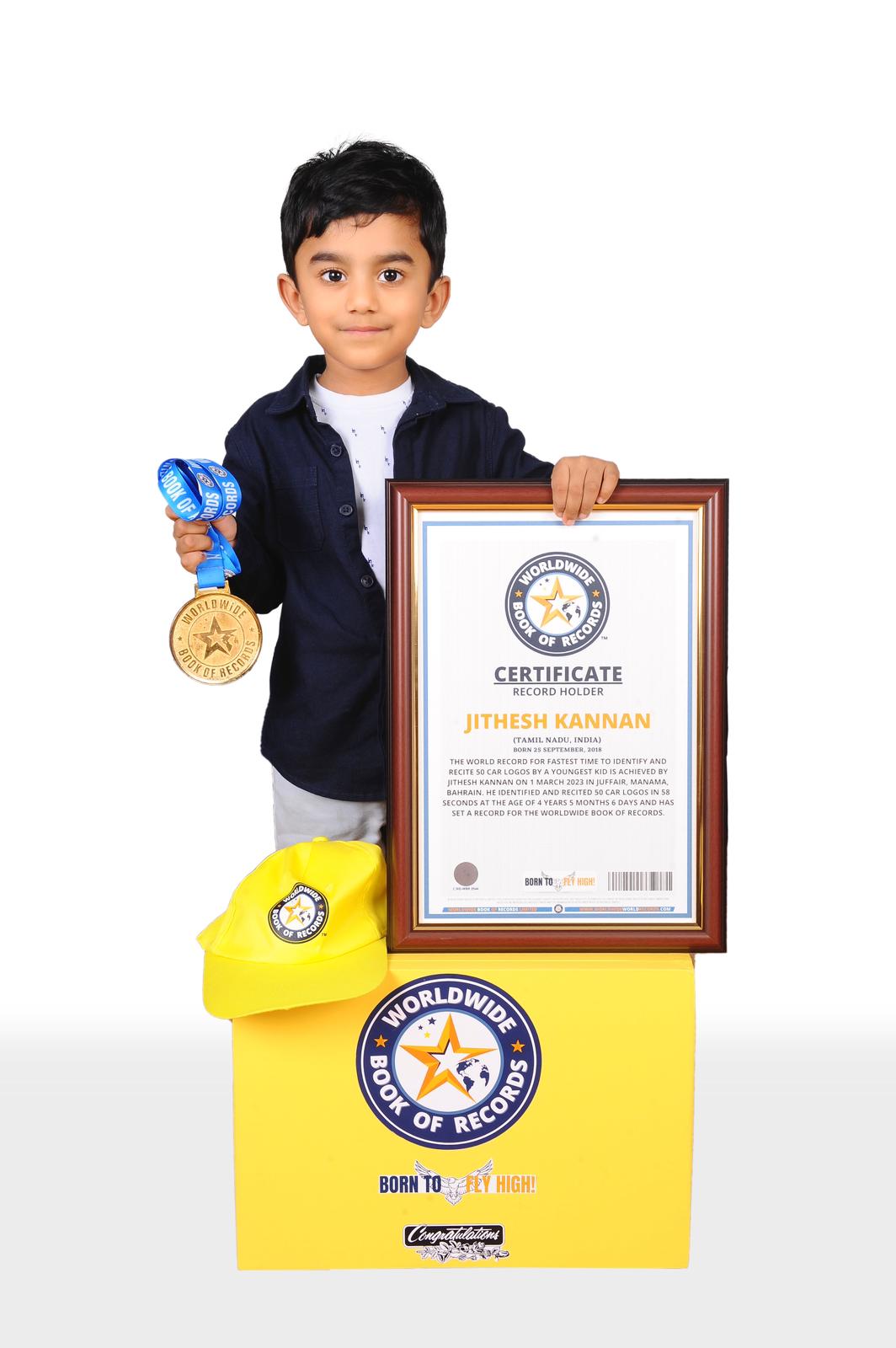 FASTEST TIME TO IDENTIFY AND RECITE 50 CAR LOGOS BY A YOUNGEST KID ...