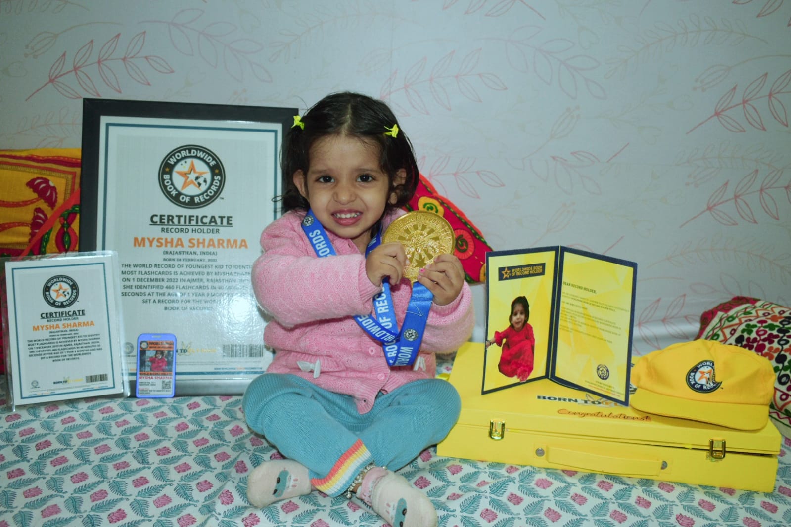 YOUNGEST KID TO IDENTIFY MOST FLASHCARDS -World Record by MYSHA SHARMA ...