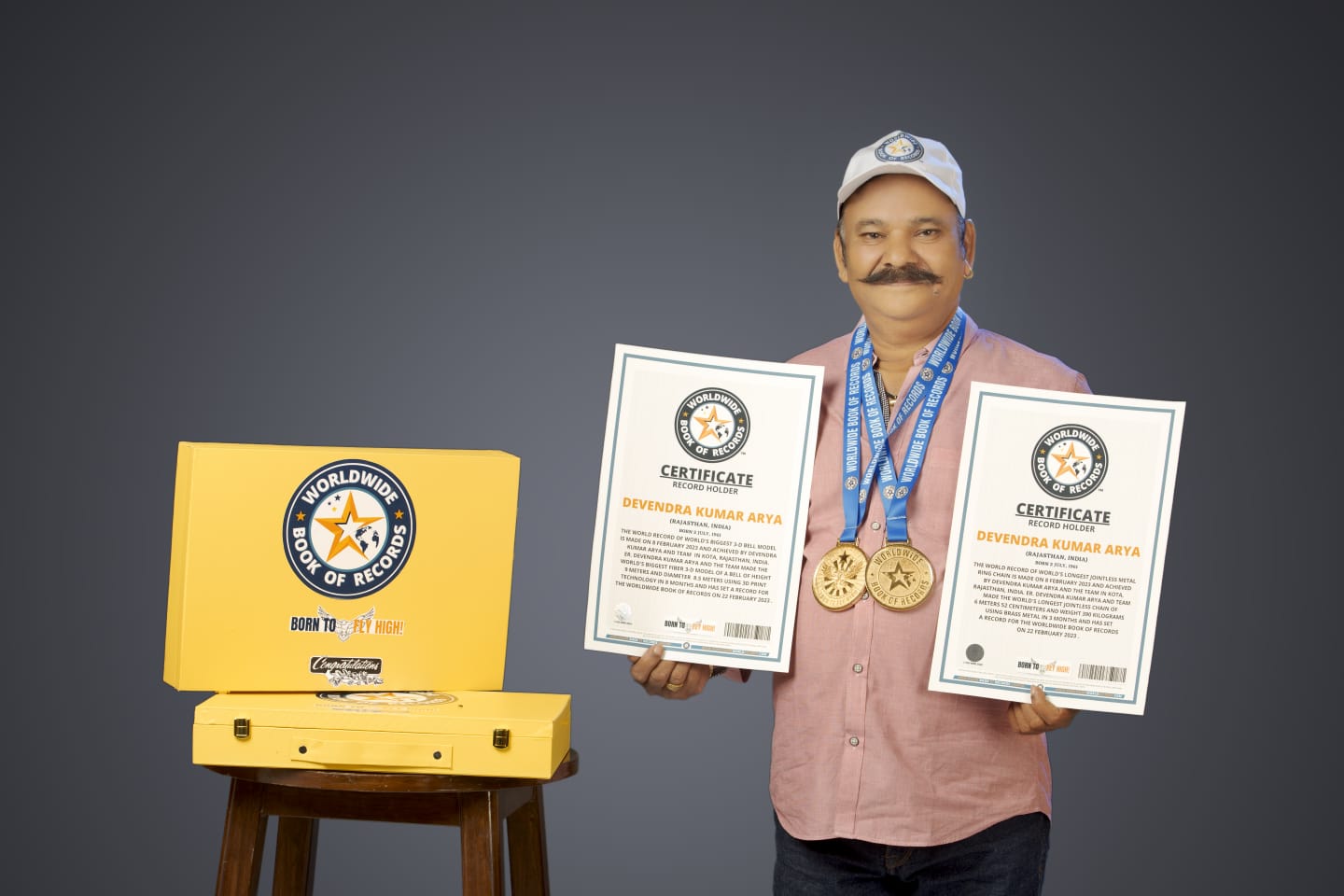 WORLD'S LONGEST JOINT LESS METAL RING CHAIN - World Record by DEVENDRA ...