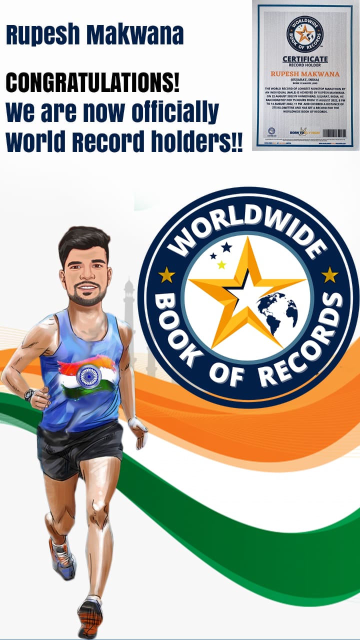 LONGEST NONSTOP MARATHON BY AN INDIVIDUAL (MALE) - World Record by ...