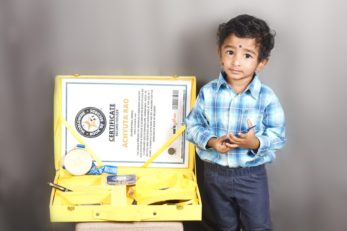 Maximum Flashcards Identify And Recite By A Toddler - World Record By ...