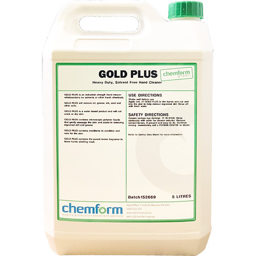 CHEMFORM GOLD PLUS SOLVENT FREE HAND CLEANER 5LT | JRD Distributors