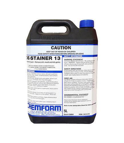 CHEMFORM DESTAINER #13 BATHROOM CLEANER 5LT | JRD Distributors
