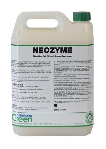 CHEMFORM NEOZYME DRAIN CLEANER 5LT | JRD Distributors
