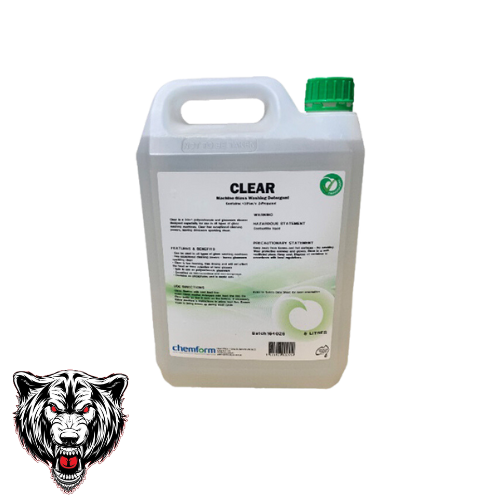 Chemform Clear Machine Glass Washing Detergent 5LT | JRD Distributors