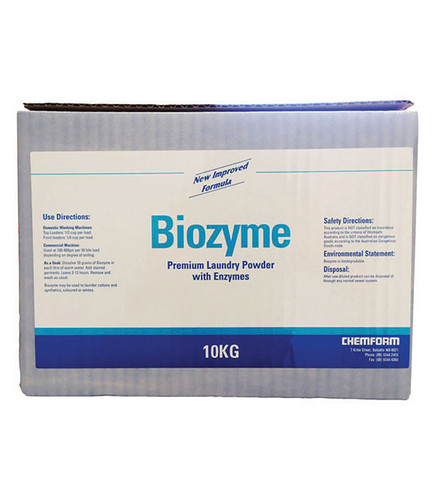 CHEMFORM BIOZYME SANITISE LAUNDRY POWDER 10KG | JRD Distributors