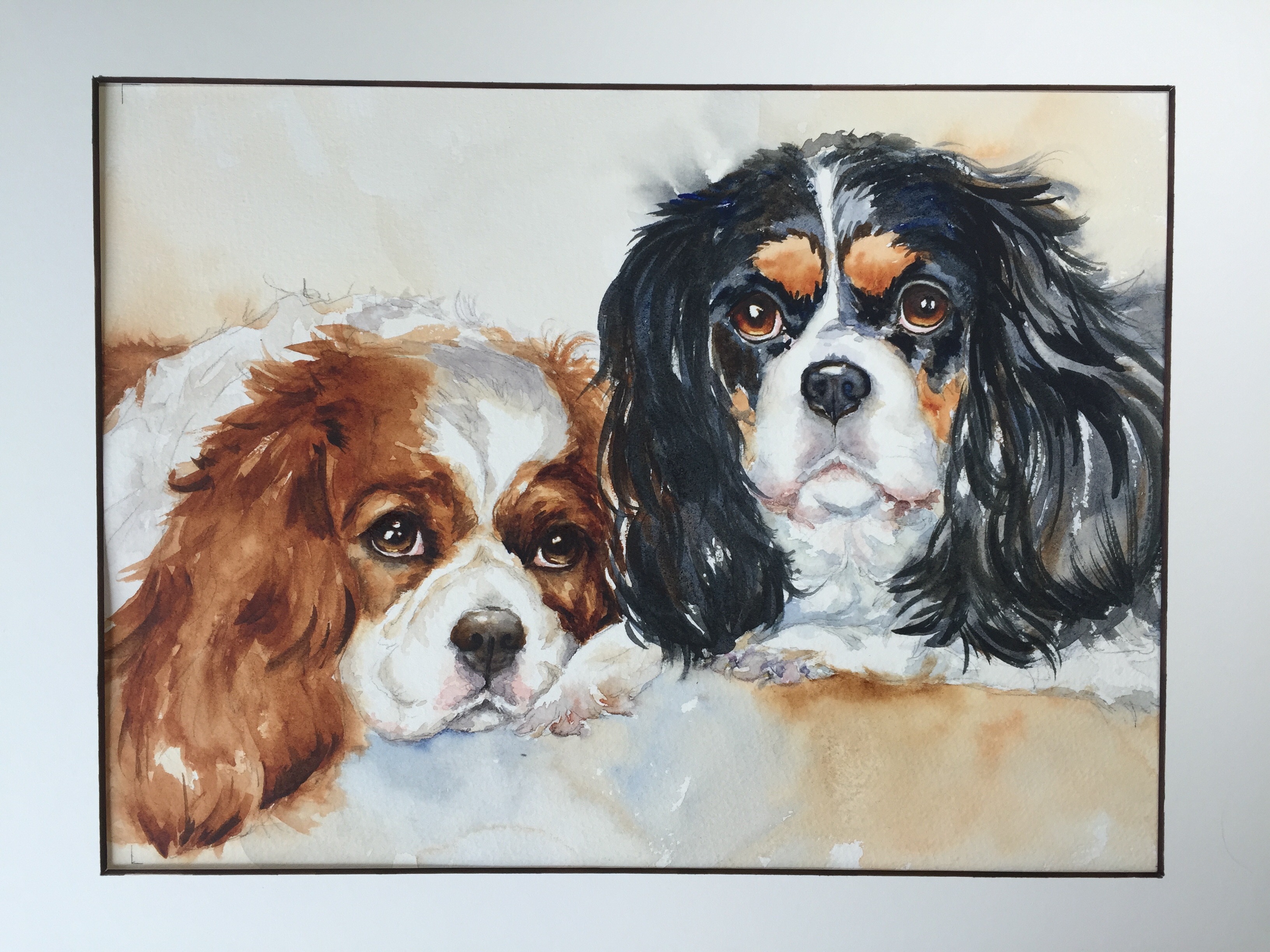 Custom Painted Dog and Pet Watercolor Portraits
