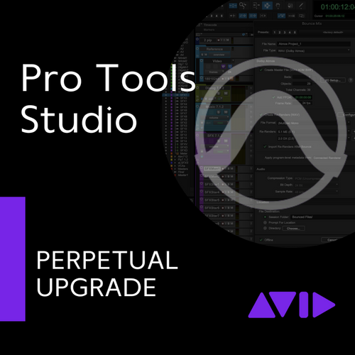 Pro Tools Studio Perpetual (Upgrade) | M.I. Engineering
