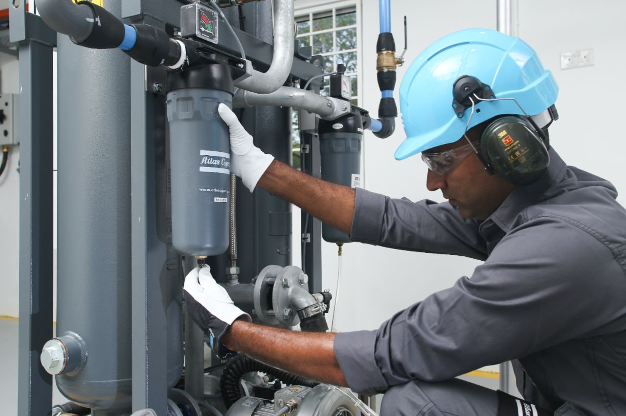 Drain Installation in the Factory