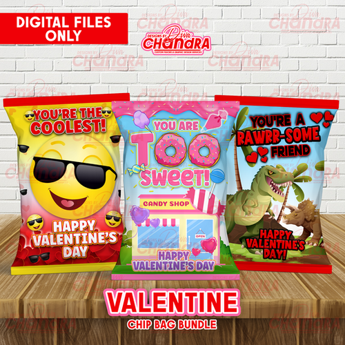 Valentine Chip Bag Bundle | iDream of Custom