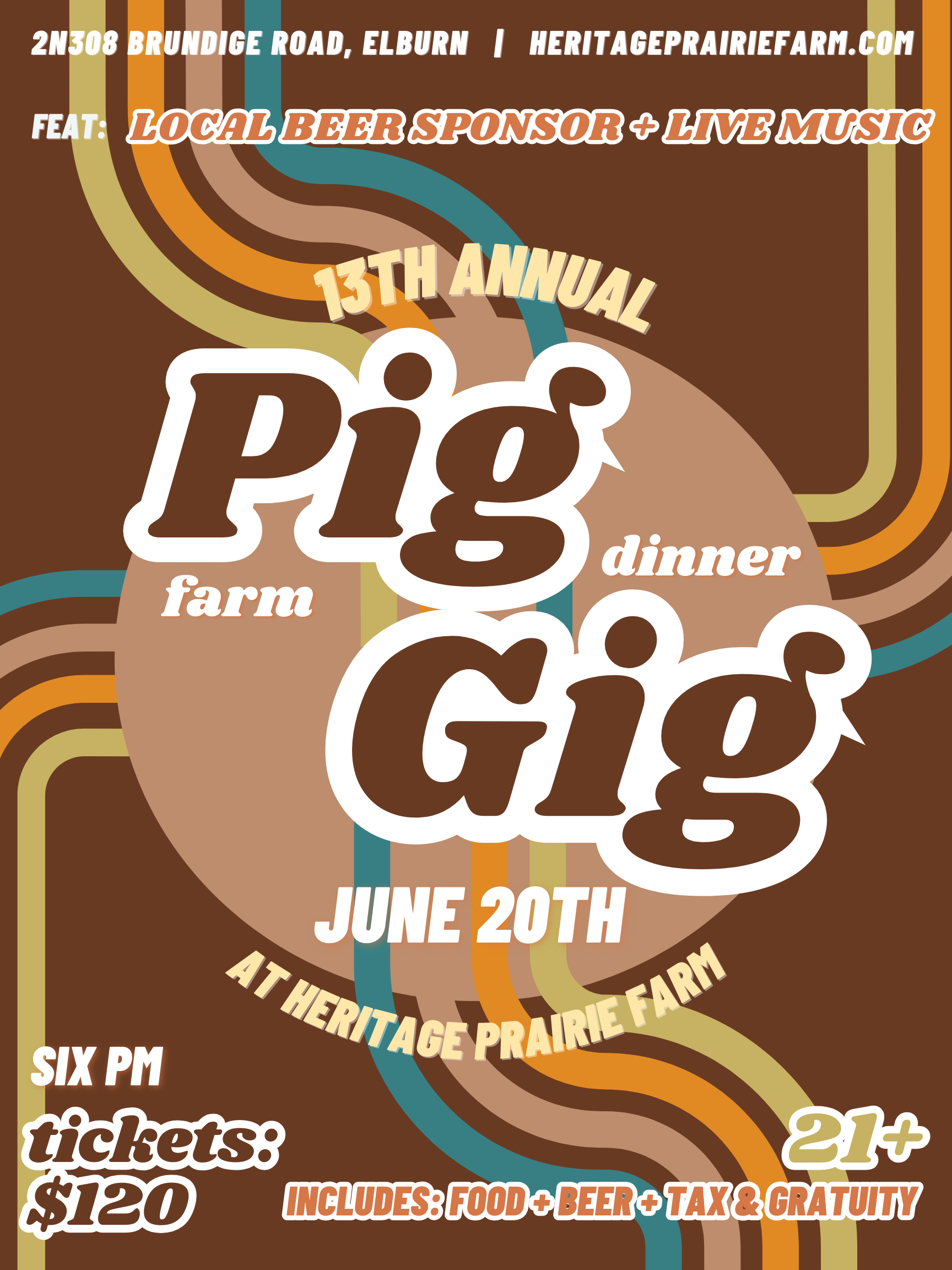 Pig Gig Farm Dinner | HeritagePrairieFarm