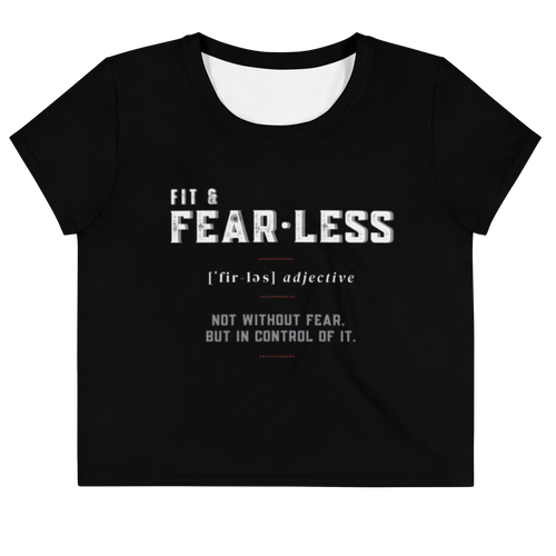 FearLESS Definition Crop Tee (Loose Fit) | Fit & Fearless