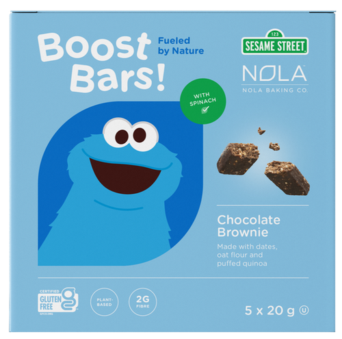 Boost Bars - Chocolate Brownie | Nola Baking Co.