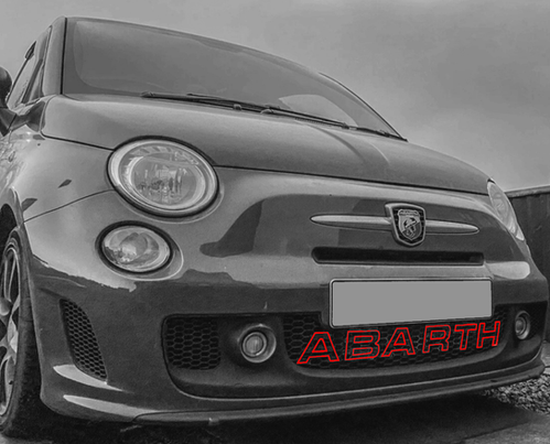Abarth Outline Diffuser Letters (multiple colours) | Scorpion Creations