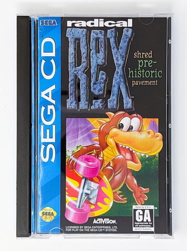 Radical Rex Sega CD Reproduction | Muslhed's Retro Game