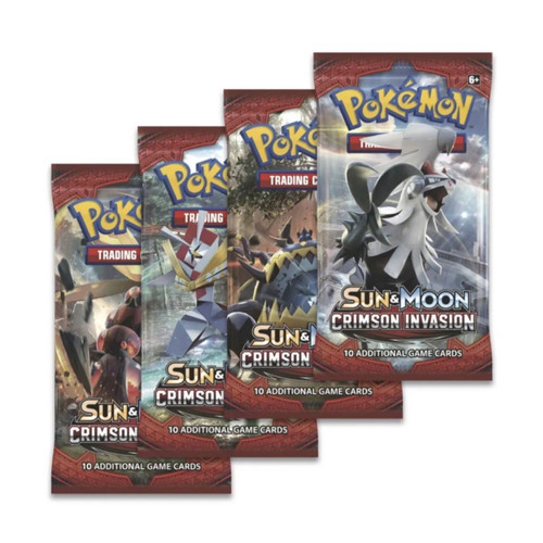 Pokemon TCG: Sun & Moon Crimson Invasion - Booster Pack | Badzgaming Ltd