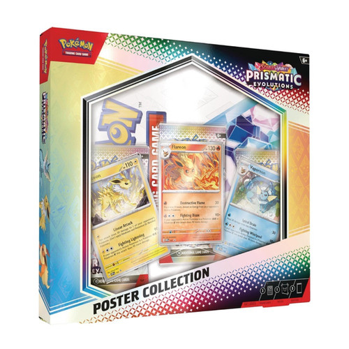 Pokemon TCG: Scarlet & Violet - Prismatic Evolutions Poster Collection ...