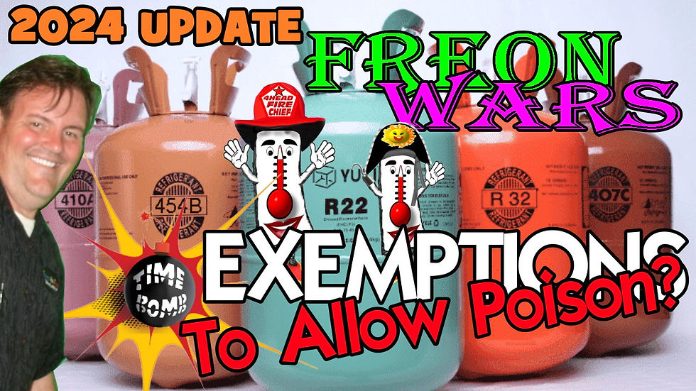 R22 Freon Vs R410a Puron Vs R454b Puron Advance Vs R32 AC Repair Katy