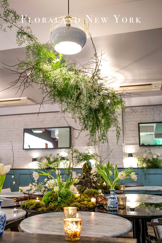 Restaurant Floral Art Decor