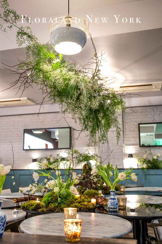 Restaurant Floral Art Decor